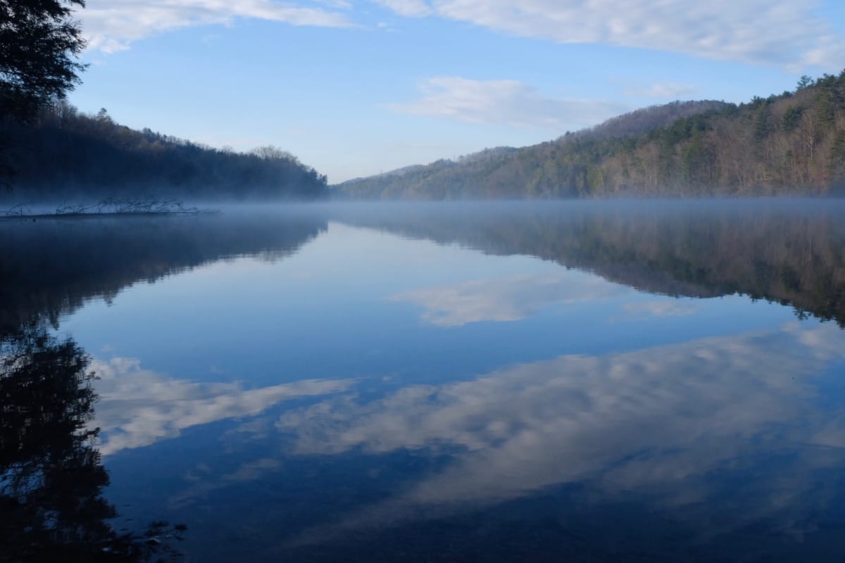 5 mile out and back in Gorges State Park